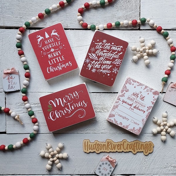 Small Christmas Sign - Etsy