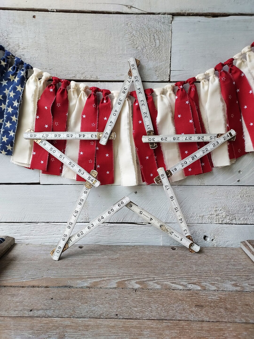 Vintage Wood Folding Ruler, Wood and Brass, Made in USA, Carpenter's ...