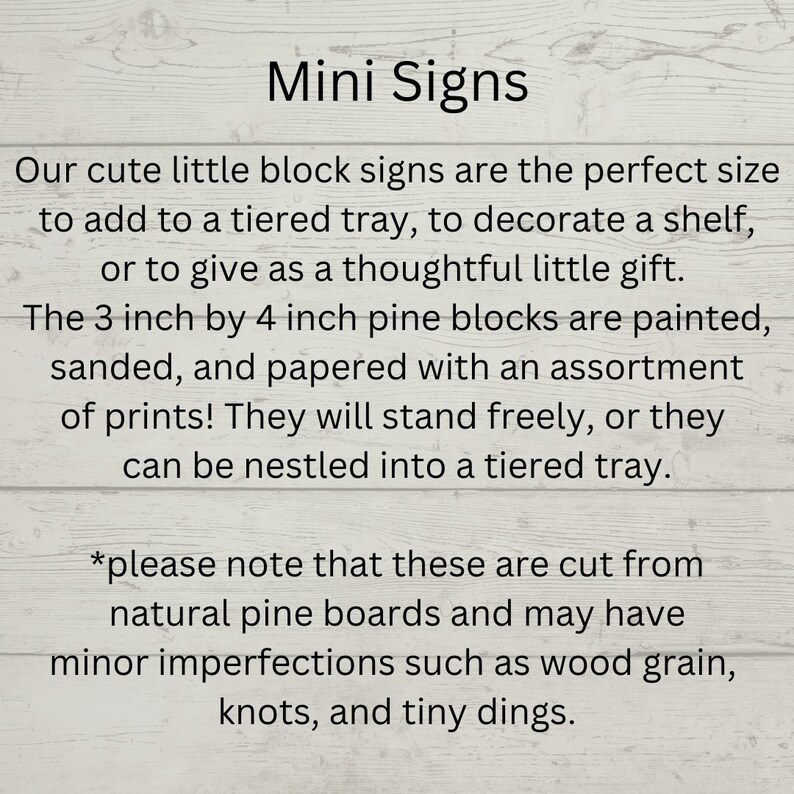 Butterfly Mini Signs, Mini Signs for Tiered Trays and Displays, Spring ...