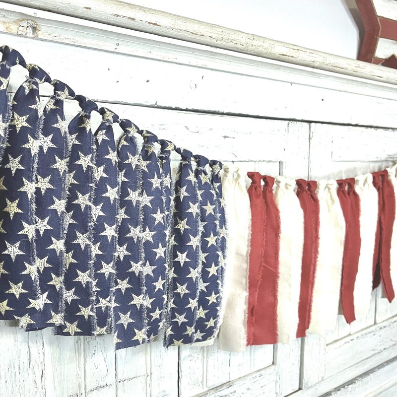 Patriotic Garland - Etsy