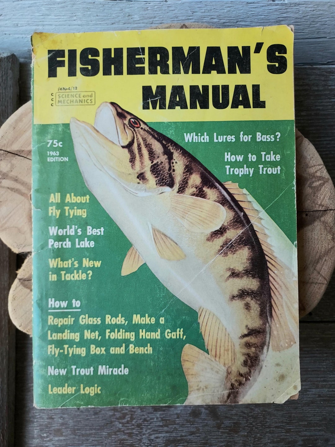 Vintage Fisherman's Manual, Fishing Magazine, 1963 Illustrated ...