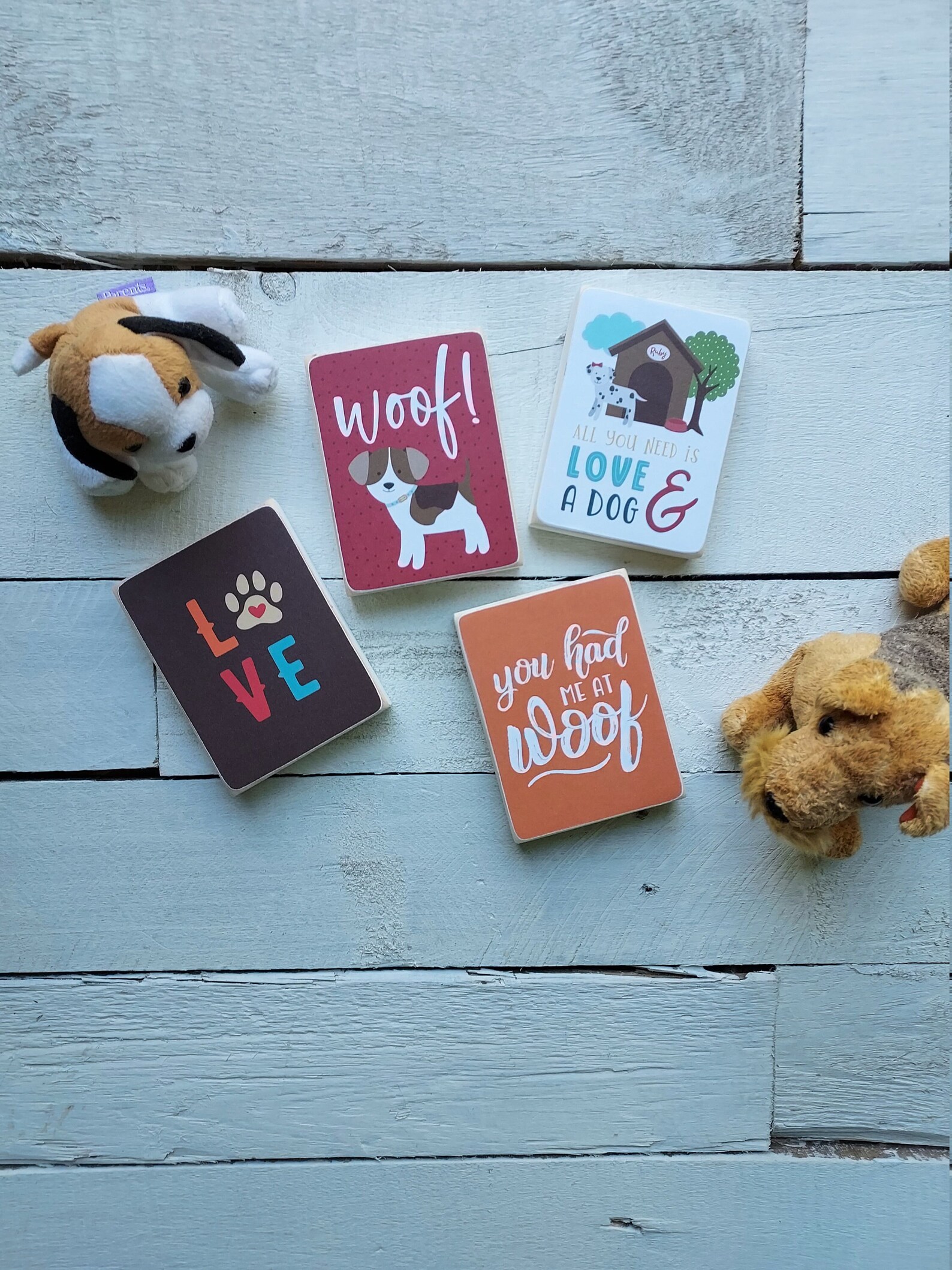 Dog Mini Signs Dog Tiered Tray Decor Dog Block Signs Dog - Etsy