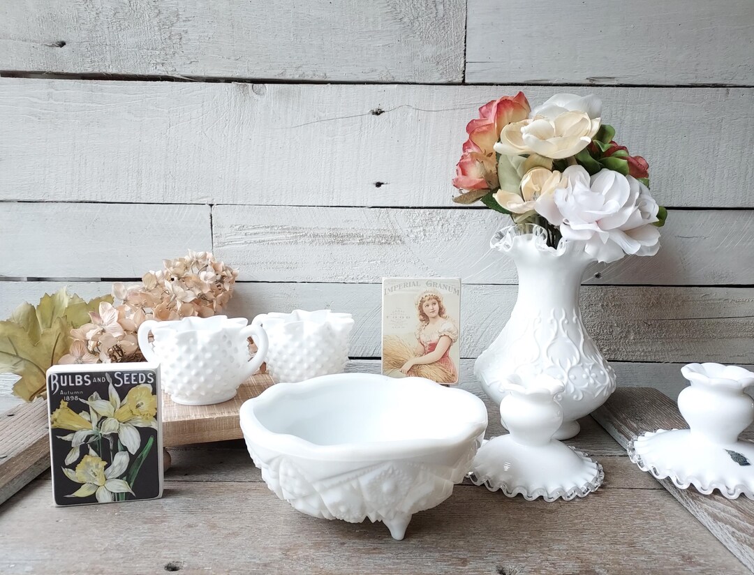 Vintage Milk Glass, Choice, Westmoreland, Fenton, Silver Crest, Mckee ...