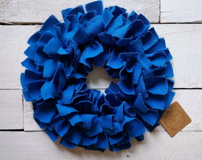 Blue Hue Fall Wreath - Etsy