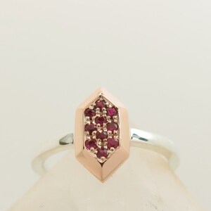 10K Rose Gold and Ruby Rupee Ring, Legend of Zelda Inspired Ring ...
