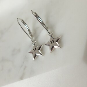 Super Star Dangle Earrings, Sterling Silver Starmen, Invincible Star ...