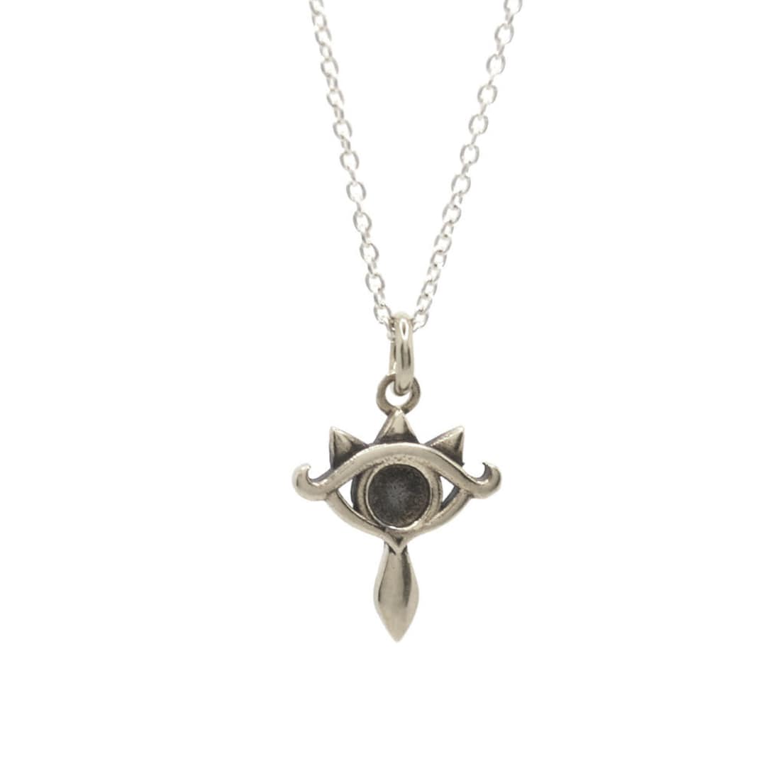 Small Sterling Silver Lens of Truth Pendant, Legend of Zelda Inspired ...
