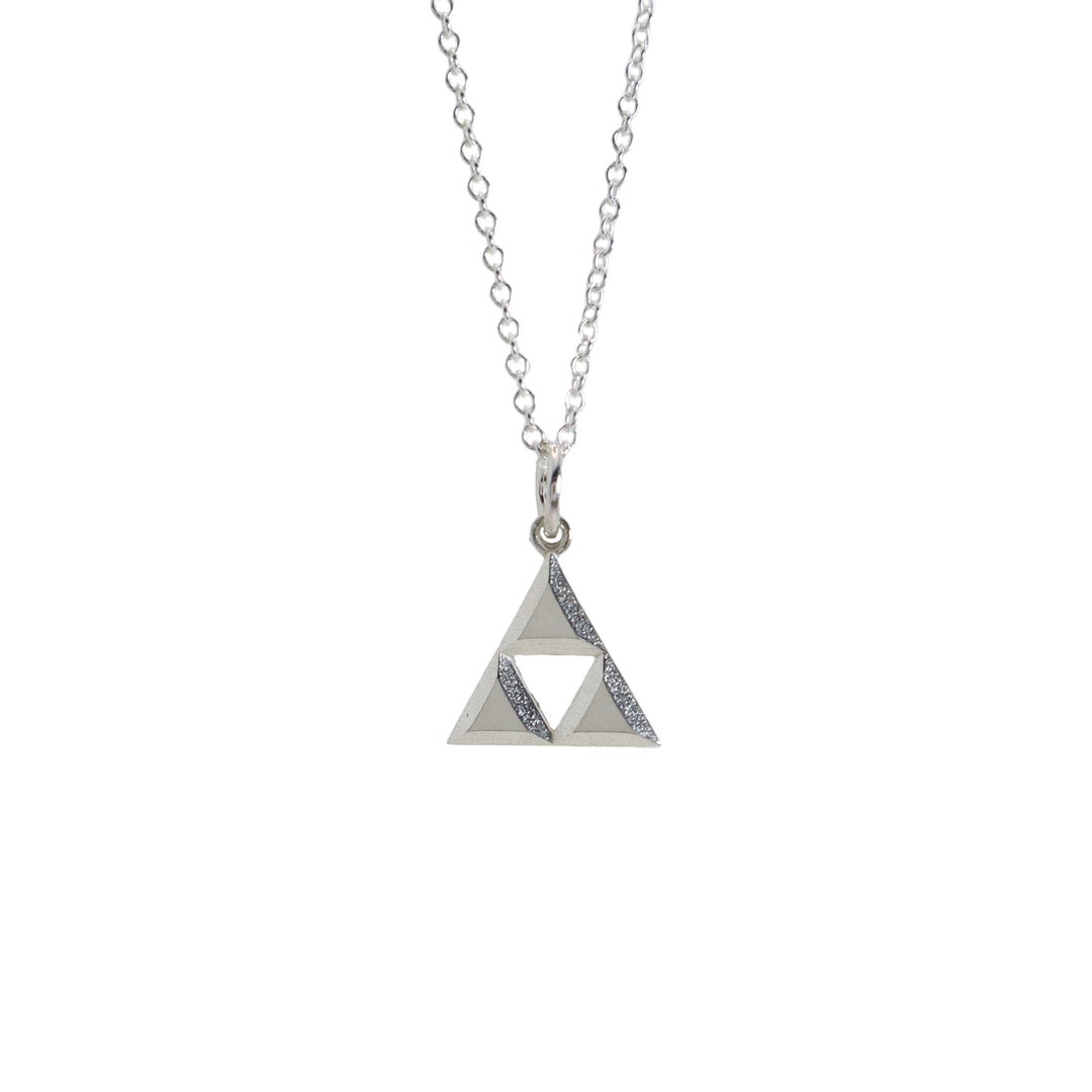 Sterling Silver Triforce Pendant, Legend of Zelda Inspired Nintendo ...