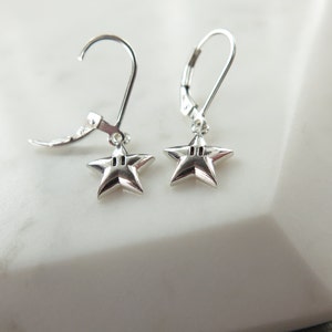 Super Star Dangle Earrings, Sterling Silver Starmen, Invincible Star ...