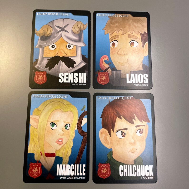 Delicious Dungeon Crawlers Art Trading Cards - Etsy