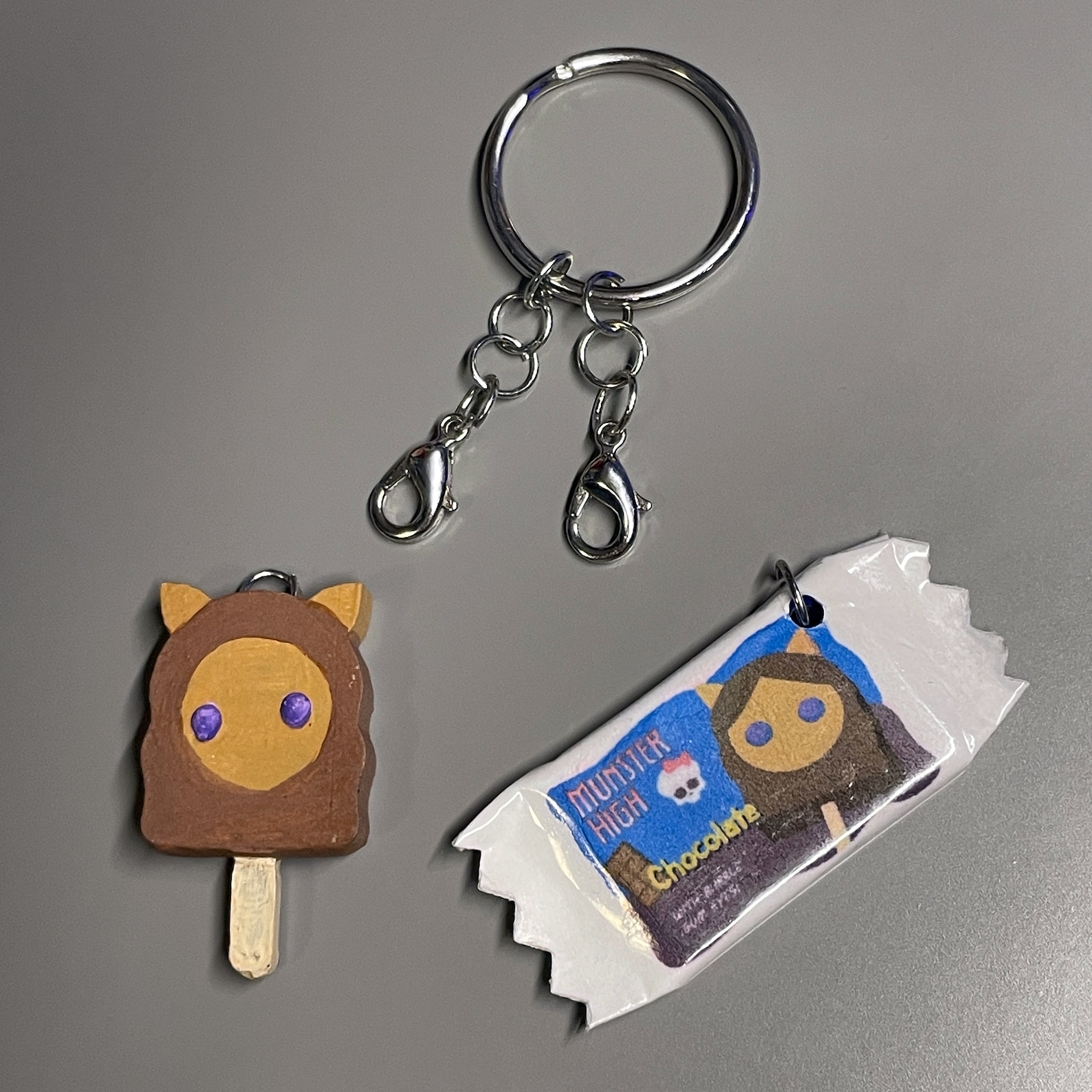 Werewolf Monster Ice Cream Popsicle Keychain - Etsy