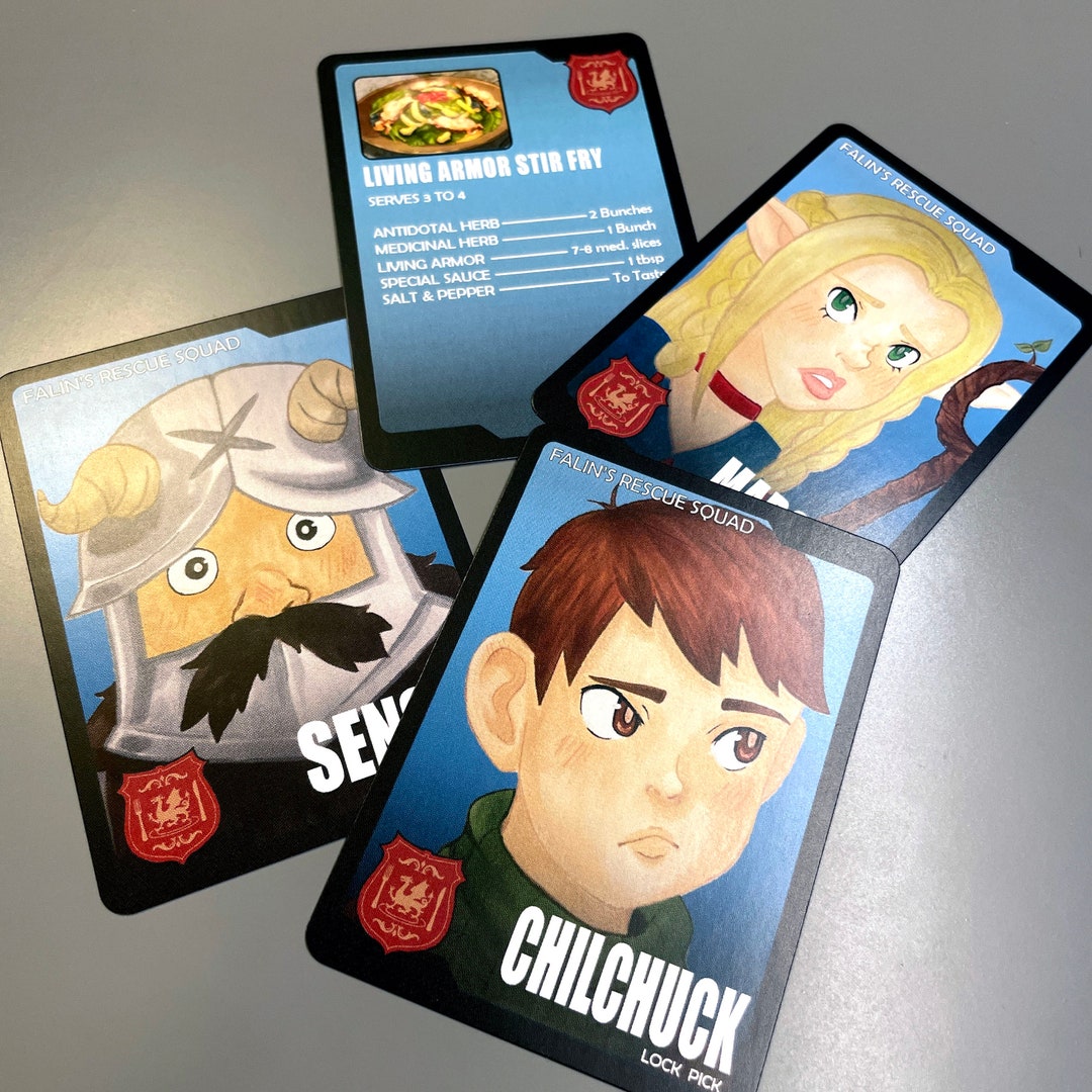 Delicious Dungeon Crawlers Art Trading Cards - Etsy