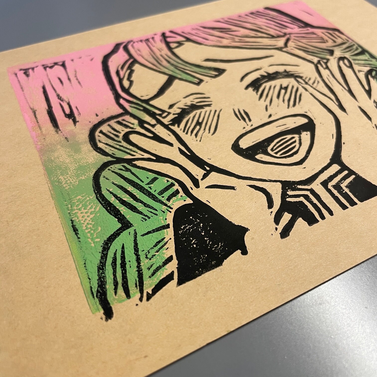 Love Hashira Hand Pulled Linocut Block Print - Etsy