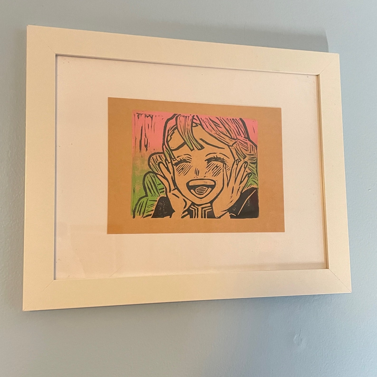 Love Hashira Hand Pulled Linocut Block Print - Etsy