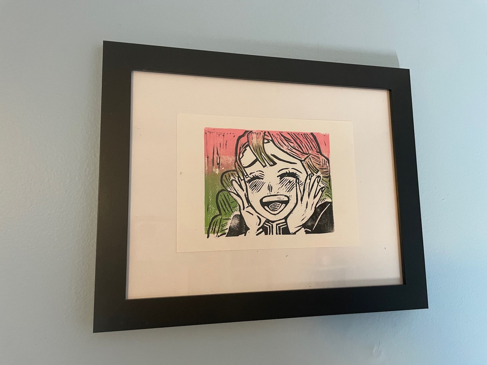 Love Hashira Hand Pulled Linocut Block Print - Etsy