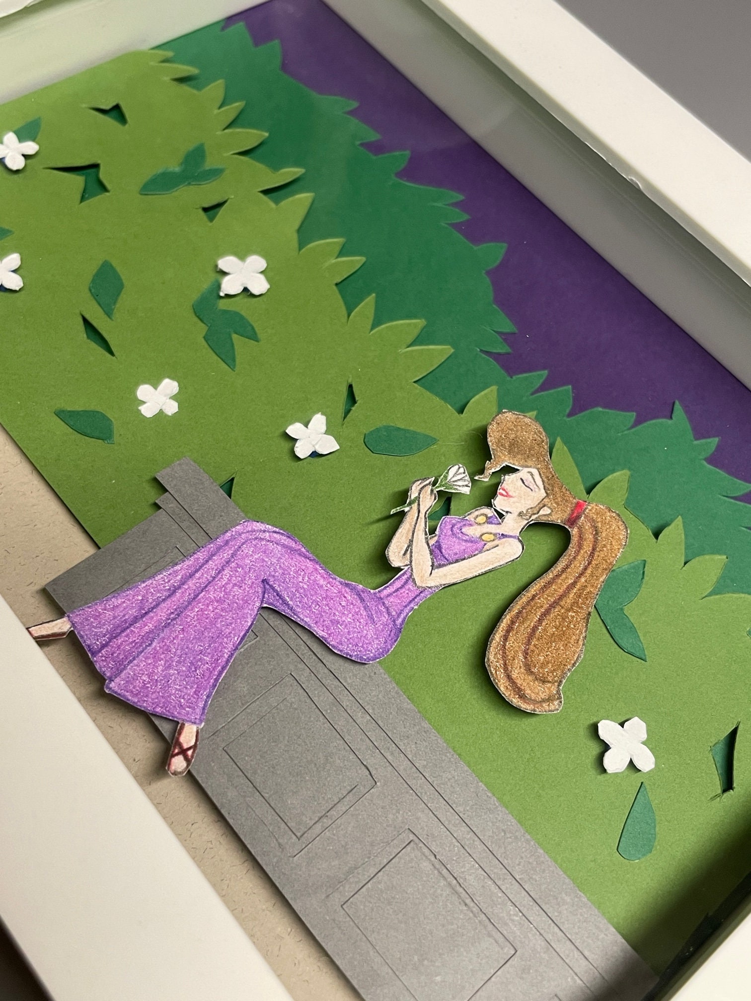 Greek Megara Paper Shadow Box Frame - Etsy