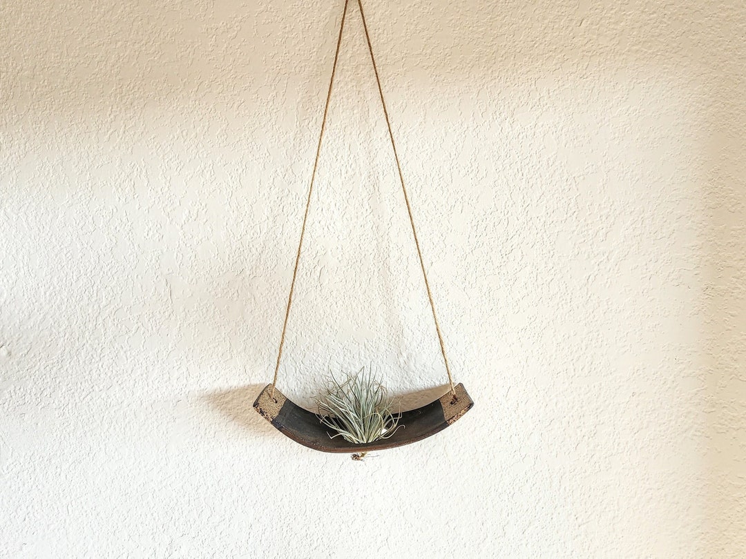 Stone Ware Hand Made Ceramic Air Plant Hanger Plant Holder - Etsy