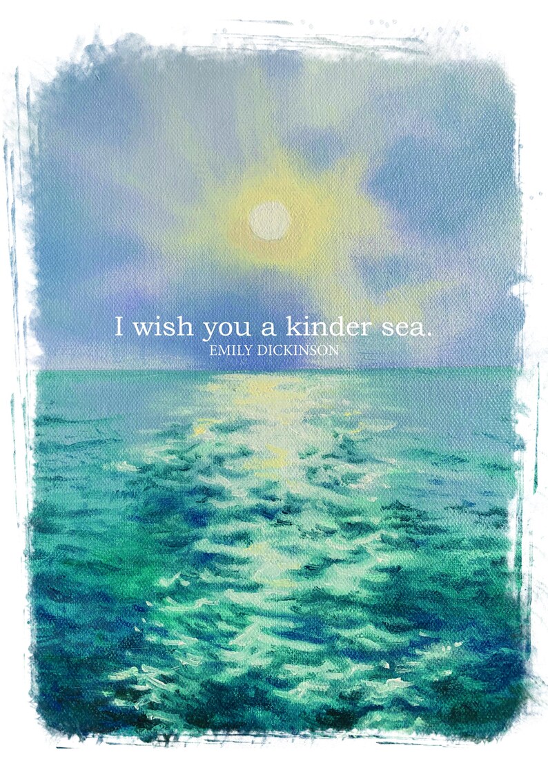 Kinder Sea Encouragement Card - Etsy
