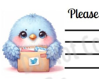 Printable INSTANT DOWNLOAD PDT Please Deliver to Labels Mailing Label ...