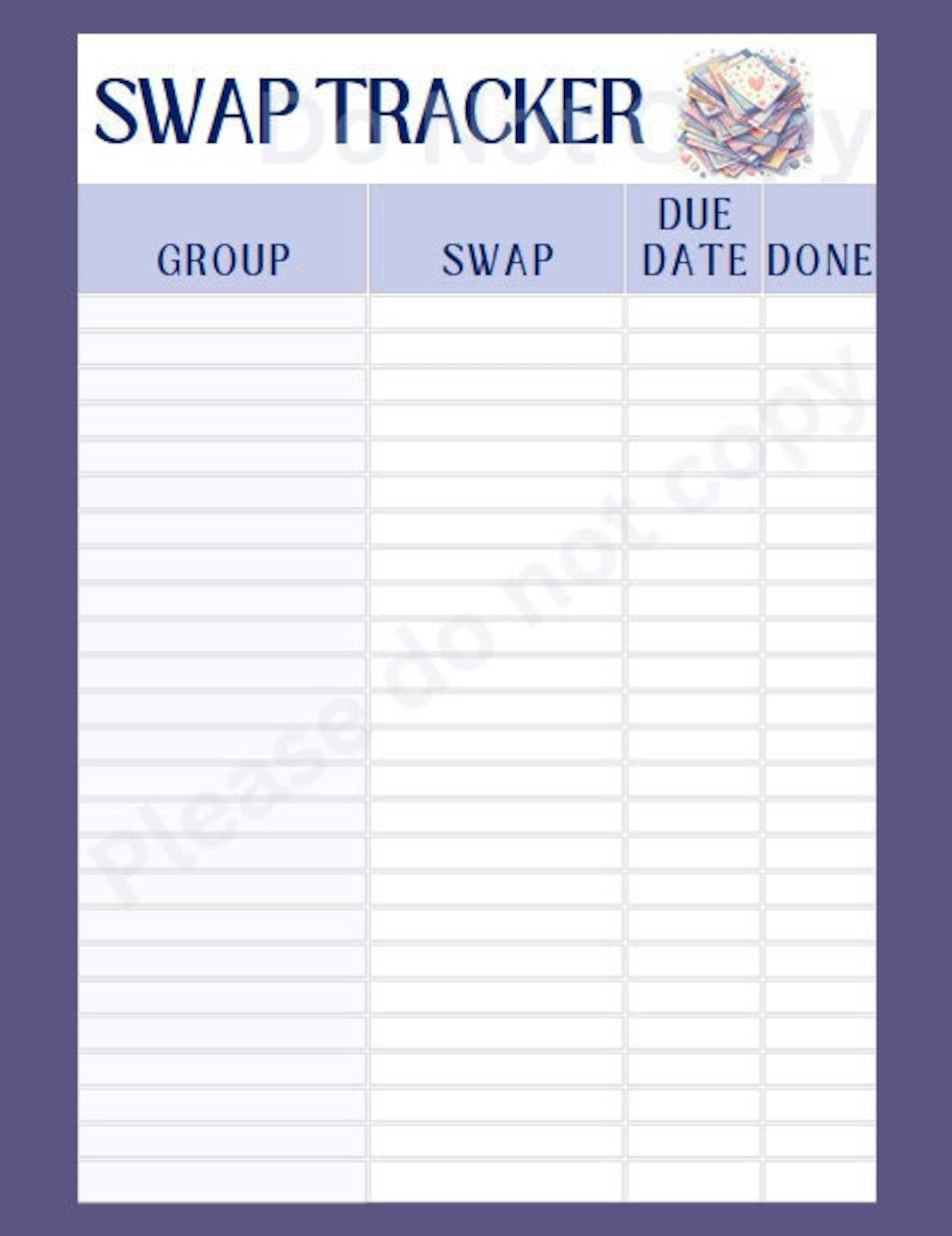 Printable INSTANT DOWNLOAD Tag Insert RAK Wish Group Label Pen Pal ...