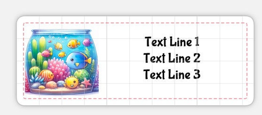 Address Labels Printable DOWNLOAD Happy Mail Swap Shipping Mailing Cute ...