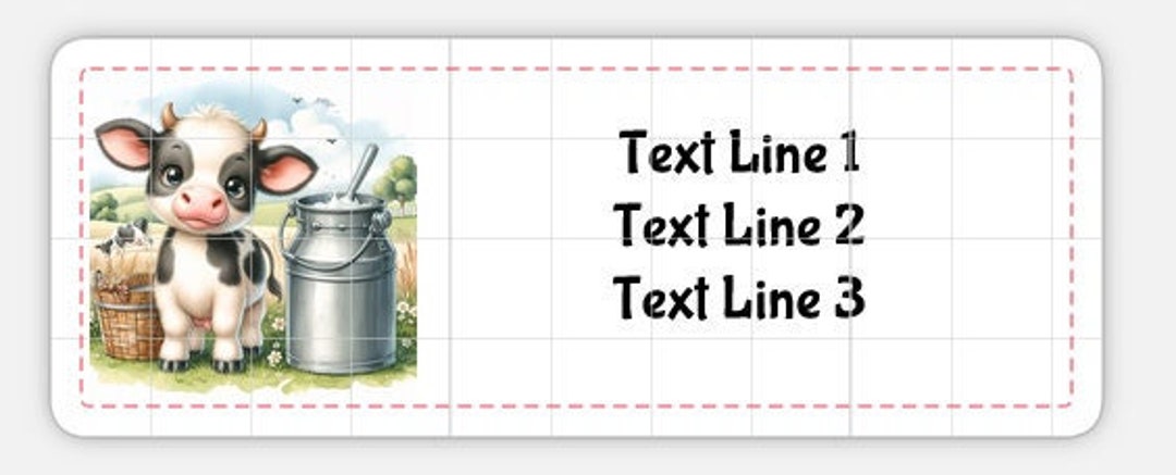 Address Labels Printable DOWNLOAD Happy Mail Swap Shipping Mailing Cute ...