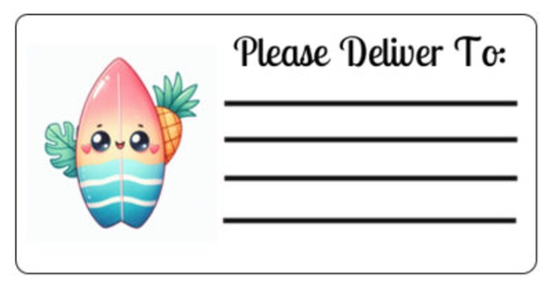 Printable INSTANT DOWNLOAD PDT Please Deliver to Labels Mailing Label ...