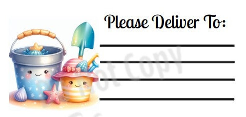 Printable INSTANT DOWNLOAD PDT Please Deliver to Labels - Mailing Label ...