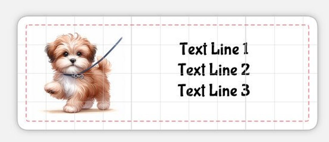 Address Labels Printable DOWNLOAD Happy Mail Swap Shipping Mailing Cute ...