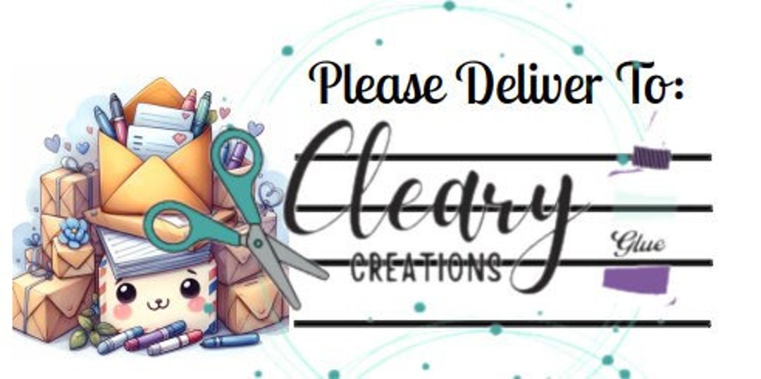 Printable INSTANT DOWNLOAD PDT Please Deliver to Labels - Mailing Label ...