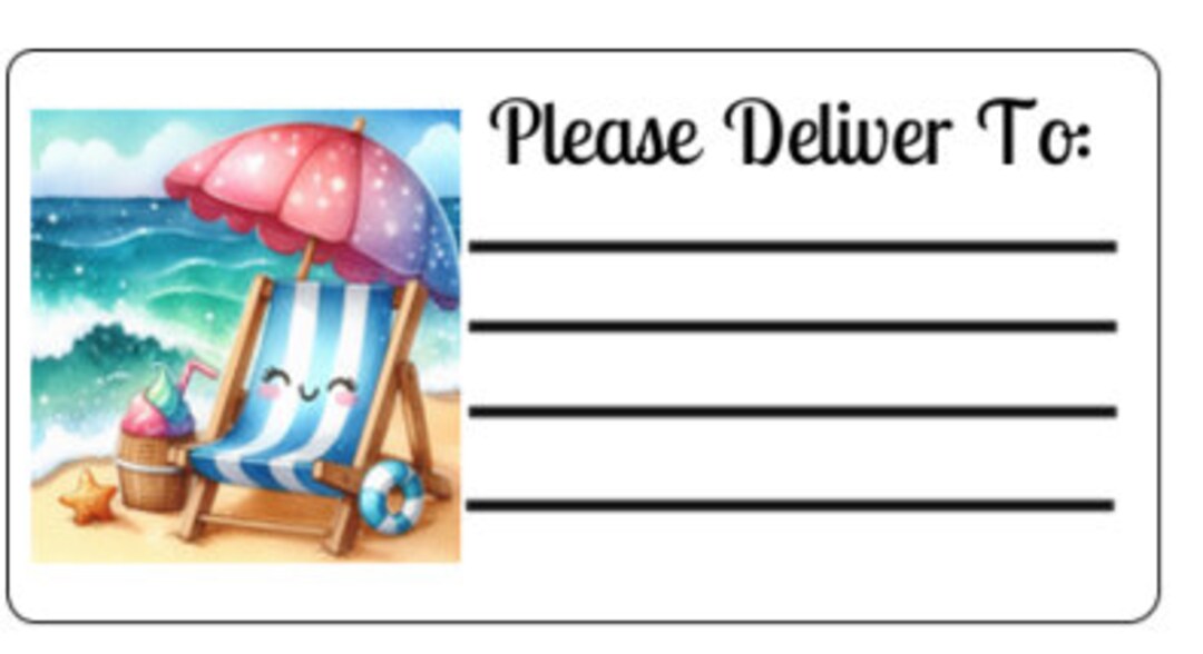 Printable INSTANT DOWNLOAD PDT Please Deliver to Labels Mailing Label ...