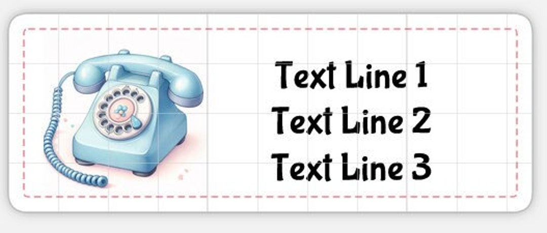 Address Labels Printable DOWNLOAD Happy Mail Swap Shipping Mailing Cute ...