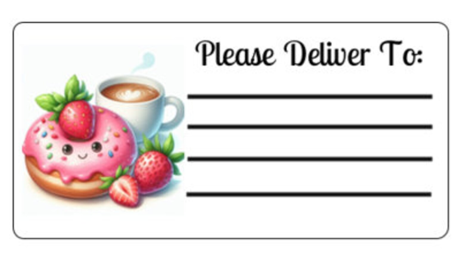 Printable INSTANT DOWNLOAD PDT Please Deliver to Labels Mailing Label ...
