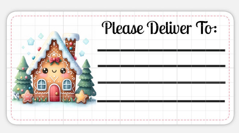 Printable INSTANT DOWNLOAD PDT Please Deliver to Labels Mailing Label ...