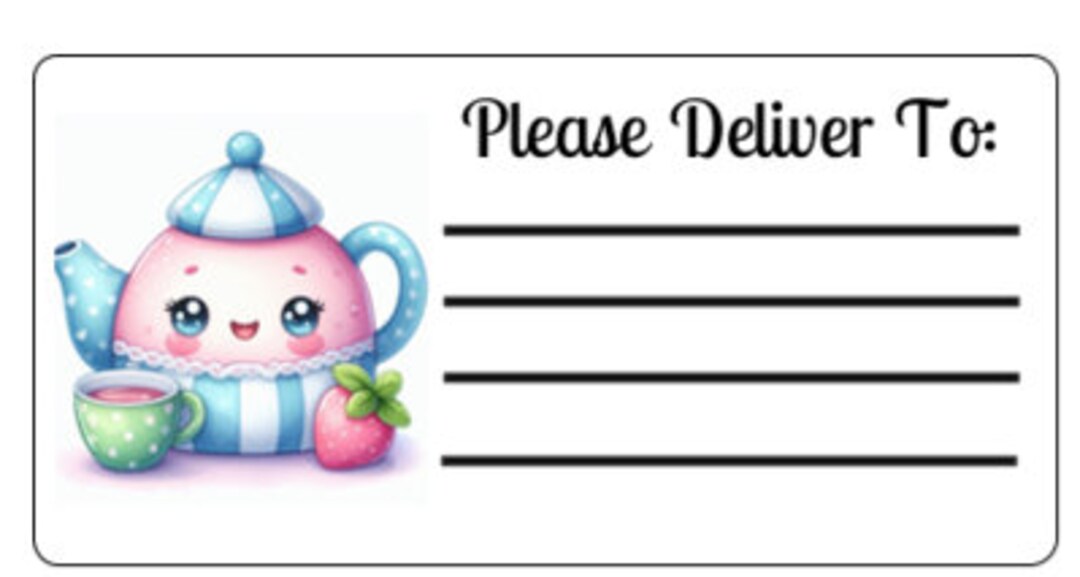 Printable INSTANT DOWNLOAD PDT Please Deliver to Labels Mailing Label ...