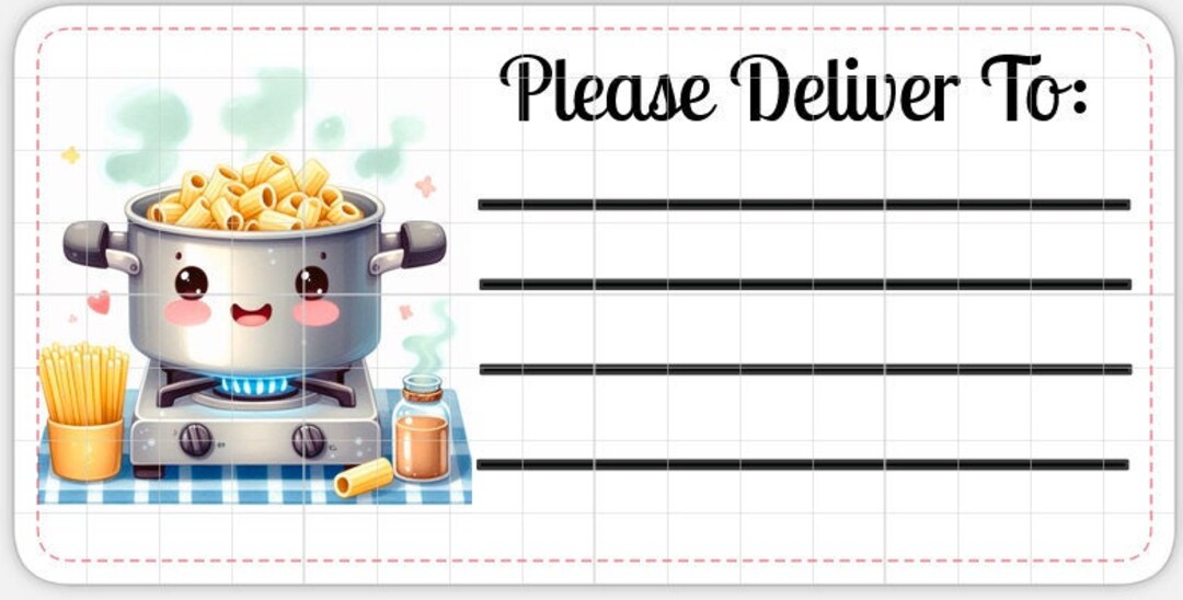 Printable INSTANT DOWNLOAD PDT Please Deliver to Labels Mailing Address ...
