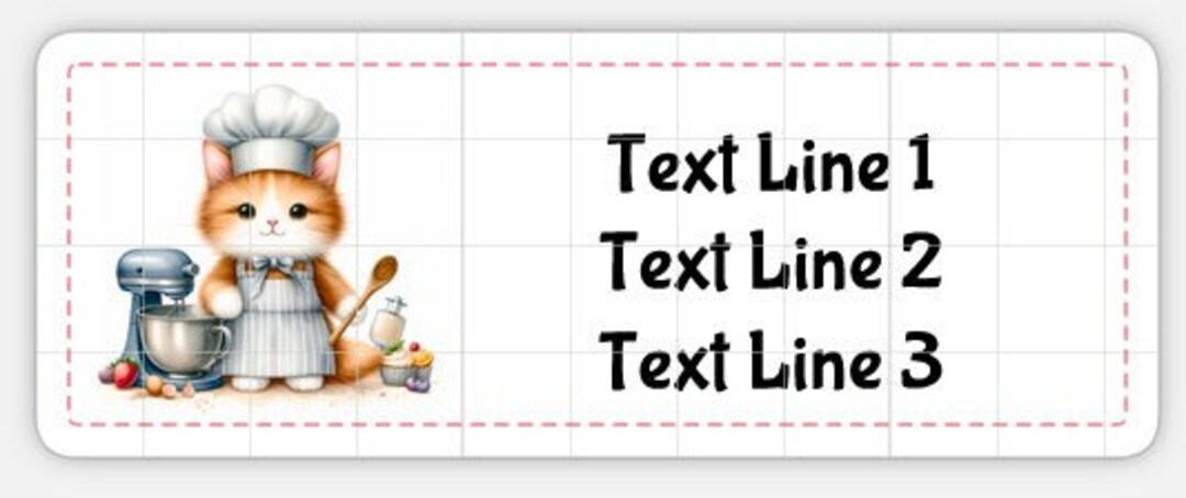 Address Labels Printable DOWNLOAD Happy Mail Swap Shipping Mailing Cute ...