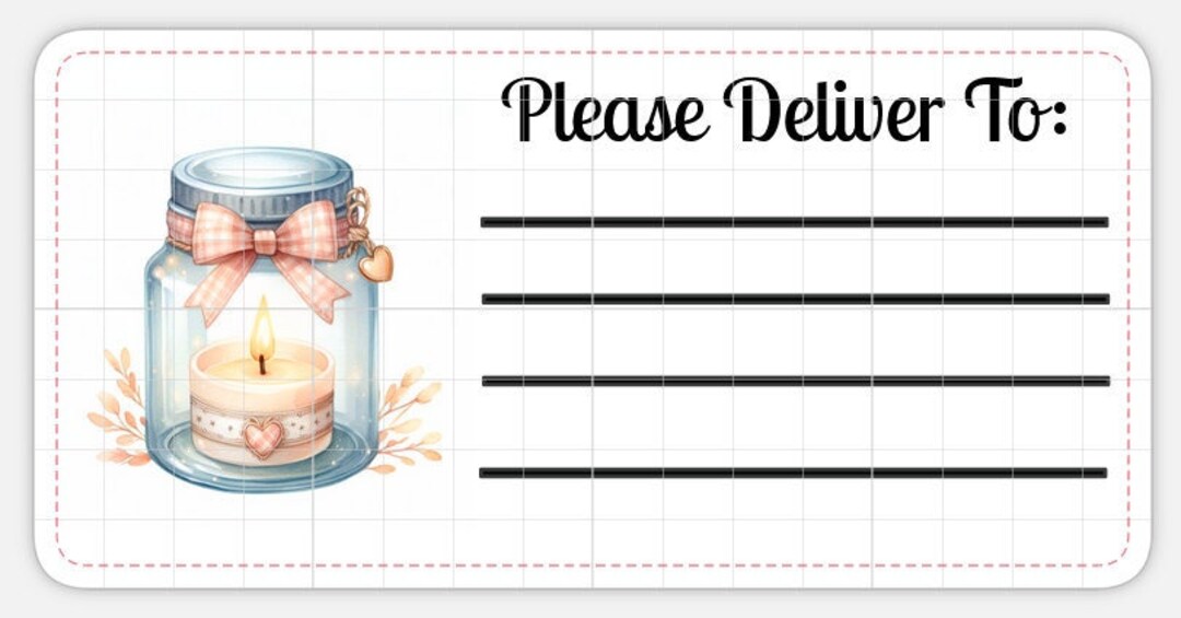 Printable INSTANT DOWNLOAD PDT Please Deliver to Labels Mailing Label ...