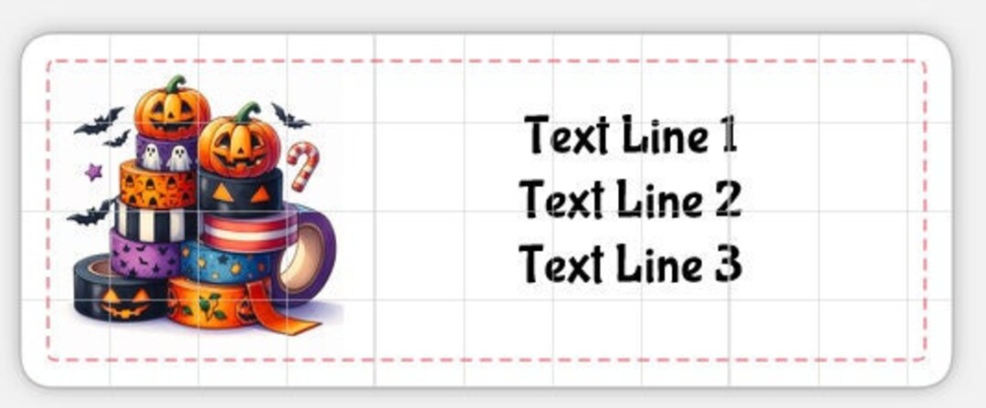 Gothic Spooky Address Labels Printable Labels Ghost Labels Happy Mail ...