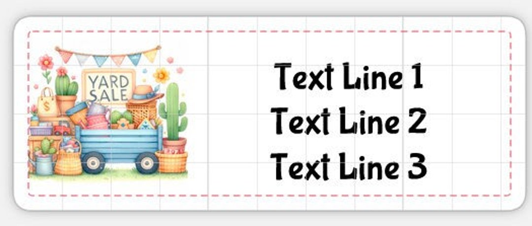 Address Labels Printable DOWNLOAD Happy Mail Swap Shipping Mailing Cute ...