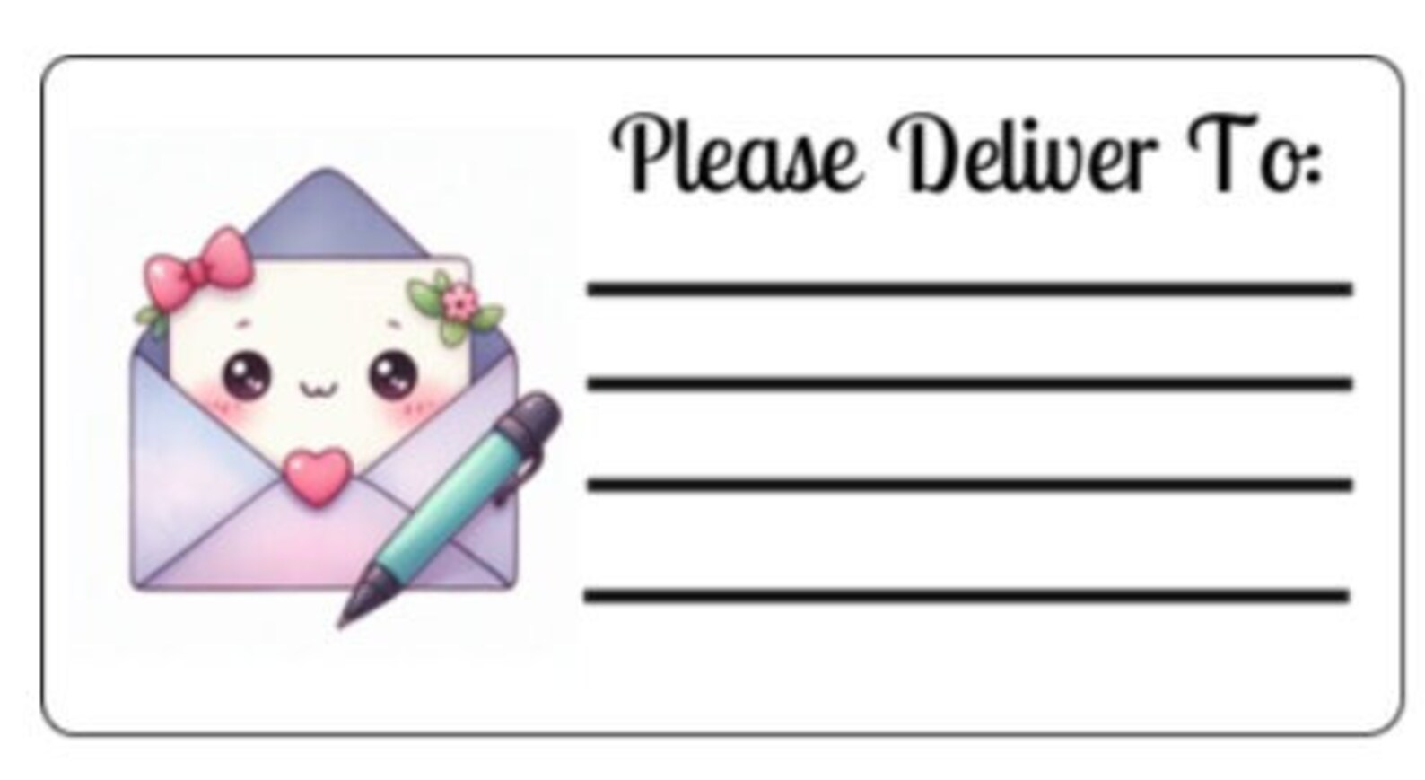 Printable INSTANT DOWNLOAD PDT Please Deliver to Labels Mailing Label ...