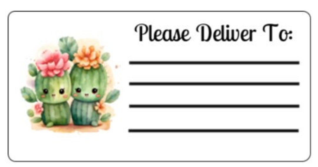 Printable INSTANT DOWNLOAD PDT Please Deliver to Labels Mailing Label ...