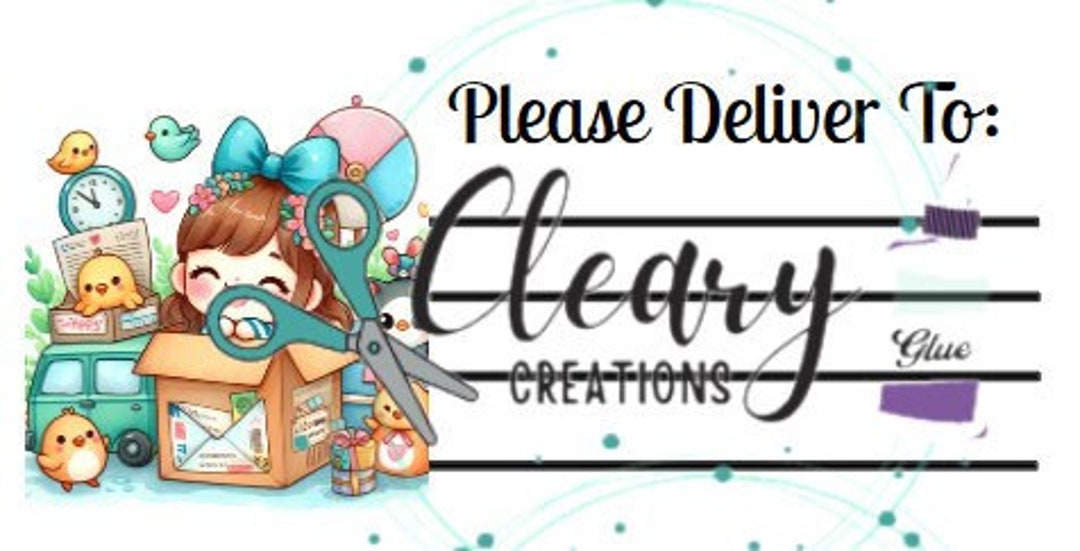 Printable INSTANT DOWNLOAD PDT Please Deliver to Labels Mailing Label ...