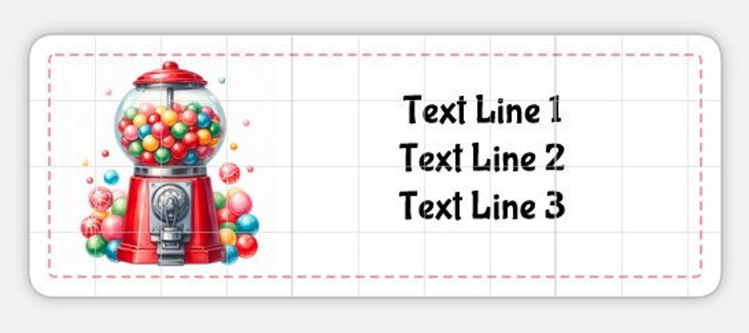 Address Labels Printable DOWNLOAD Happy Mail Swap Shipping Mailing Cute ...
