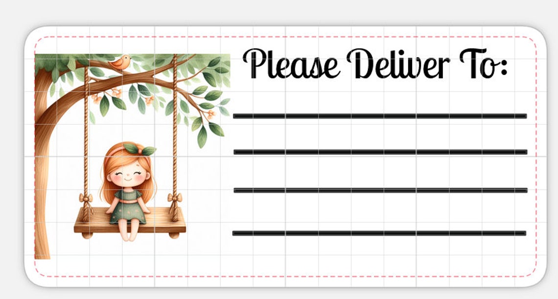 Printable INSTANT DOWNLOAD PDT Please Deliver to Labels Mailing Label ...