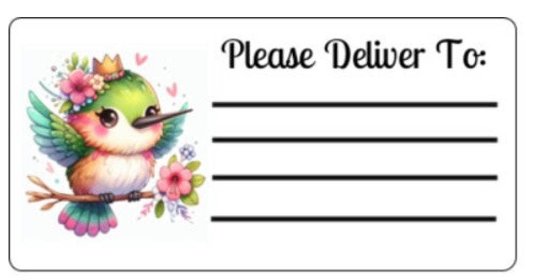 Printable INSTANT DOWNLOAD PDT Please Deliver to Labels Mailing Label ...