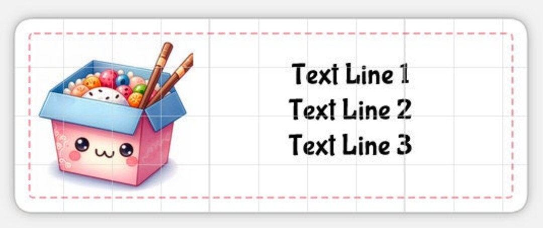 Address Labels Printable DOWNLOAD Happy Mail Swap Shipping Mailing Cute ...