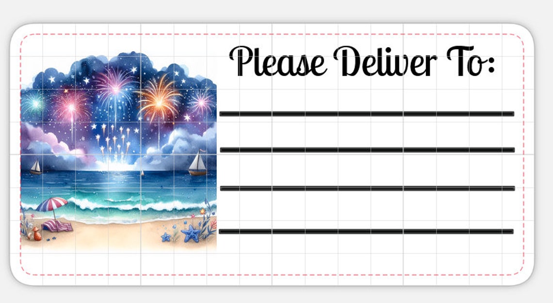 Printable INSTANT DOWNLOAD PDT Please Deliver to Labels Mailing Label ...