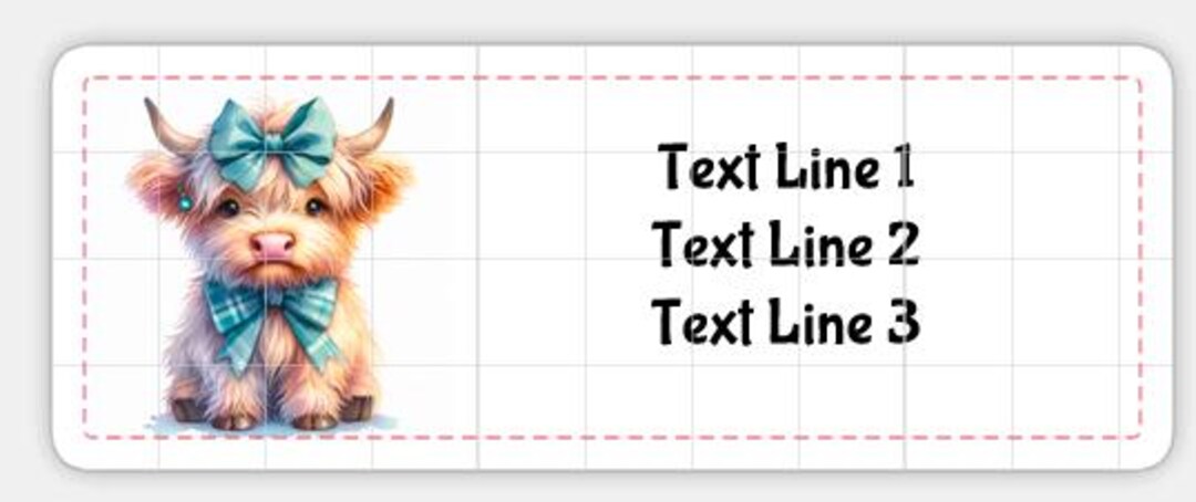 Address Labels Printable DOWNLOAD Happy Mail Swap Shipping Mailing Cute ...