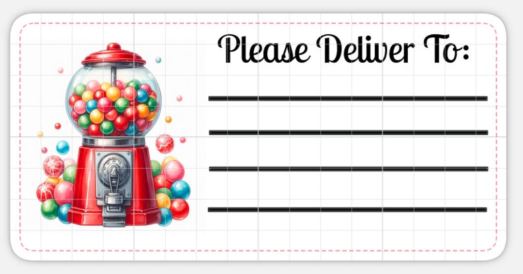 Printable INSTANT DOWNLOAD PDT Please Deliver to Labels Mailing Label ...